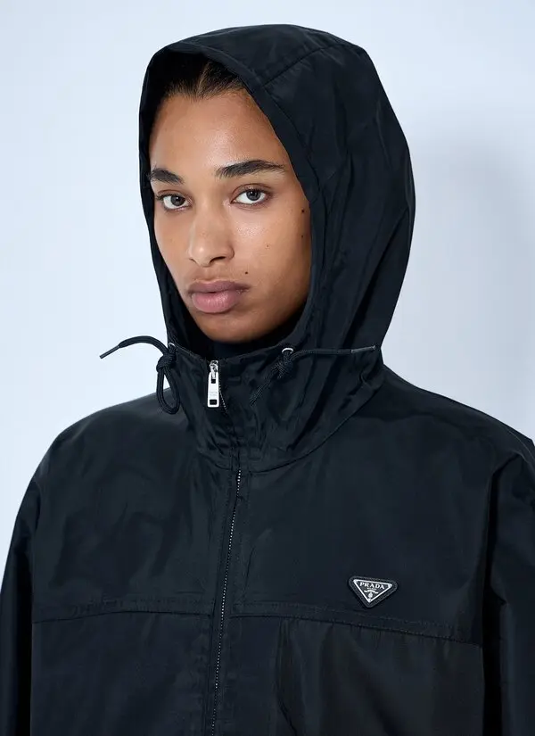 Prada Re-nylon Drawstring Coat