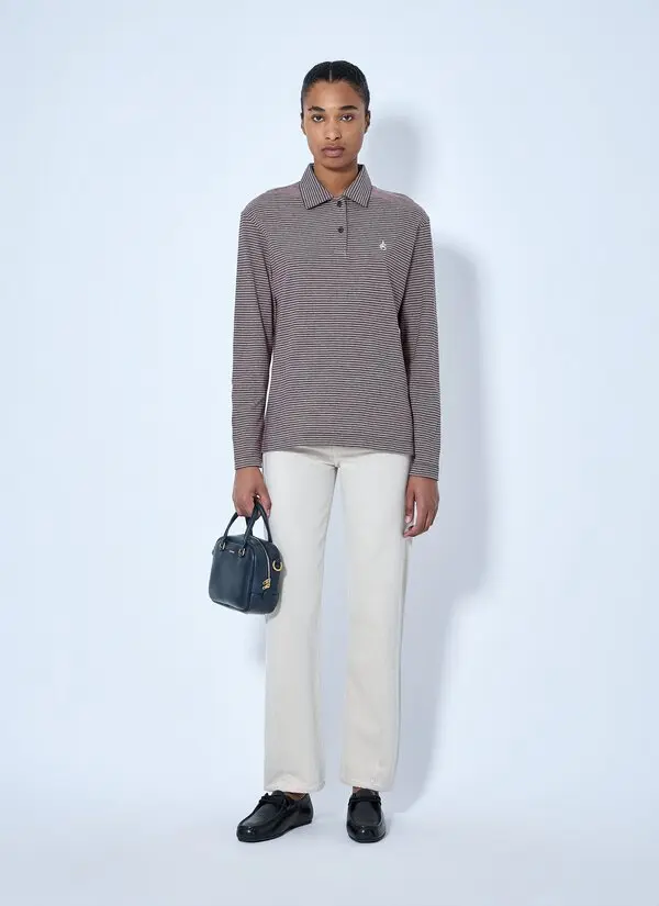 JIL SANDER Long Sleeve Polo Shirt