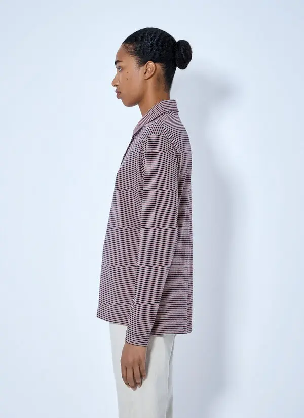 JIL SANDER Long Sleeve Polo Shirt