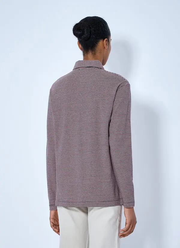 JIL SANDER Long Sleeve Polo Shirt