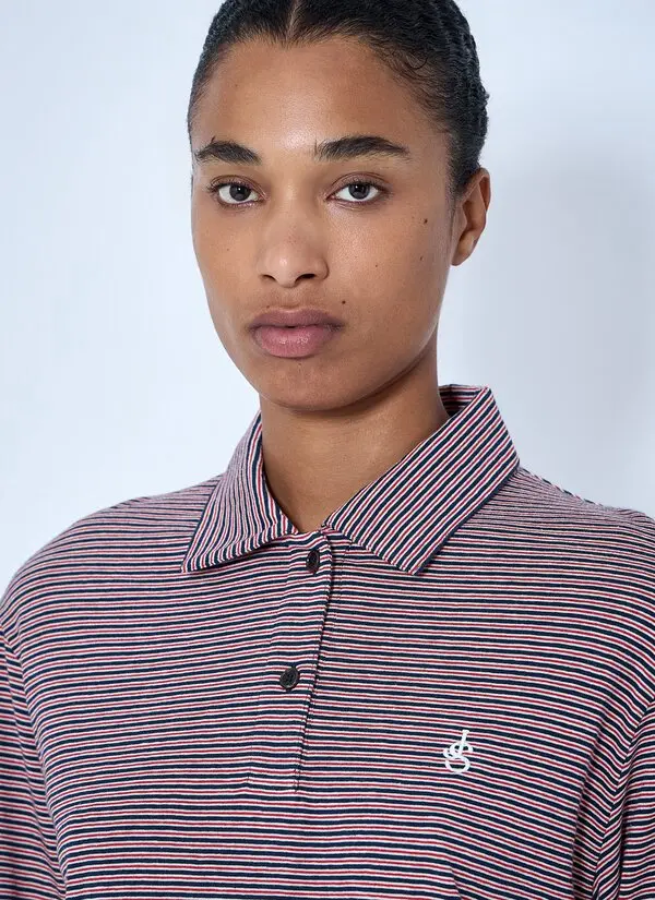 JIL SANDER Long Sleeve Polo Shirt
