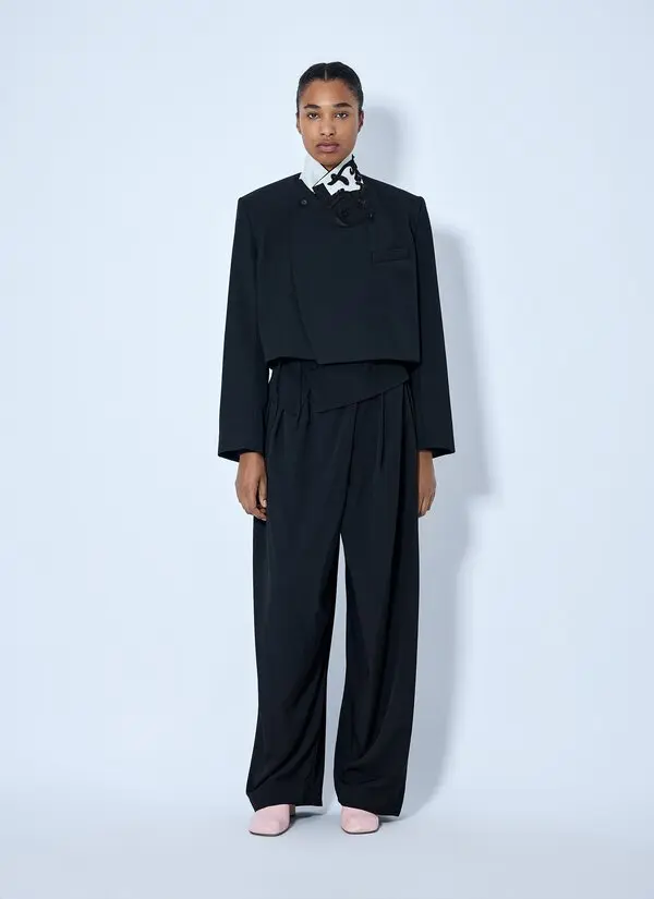 Dries Van Noten Bosea Wool Cabardine Blazer