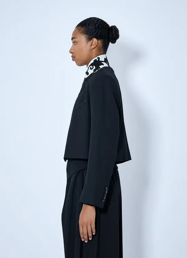 Dries Van Noten Bosea Wool Cabardine Blazer
