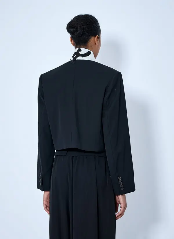 Dries Van Noten Bosea Wool Cabardine Blazer