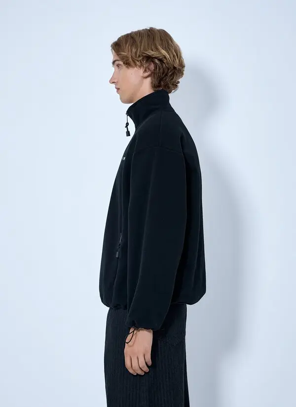 Miu Miu Half-zip Fleece Sweatshirt