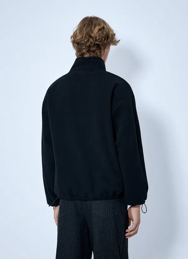 Miu Miu Half-zip Fleece Sweatshirt