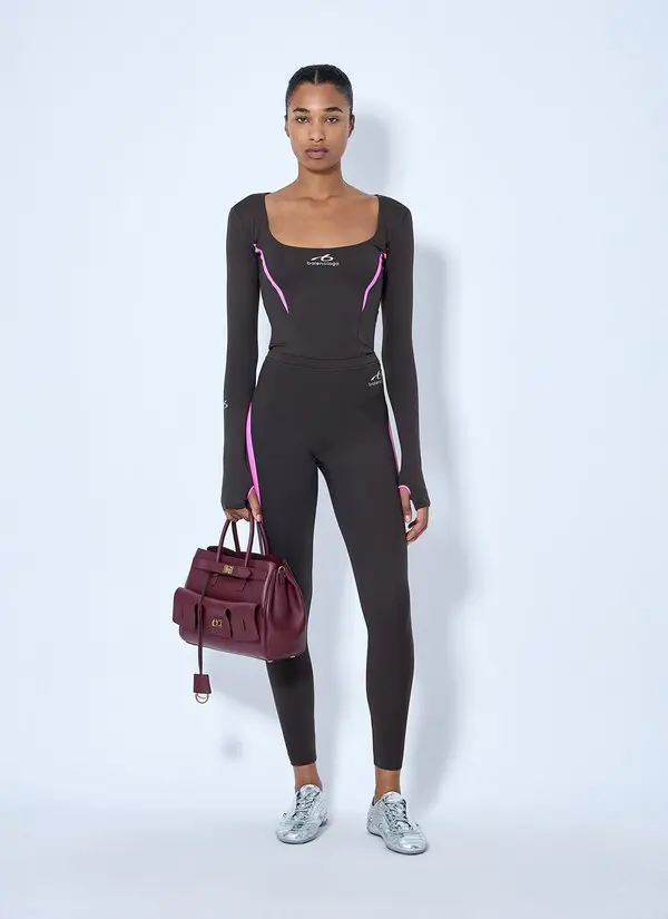 Balenciaga Long Sleeve Fitted Top