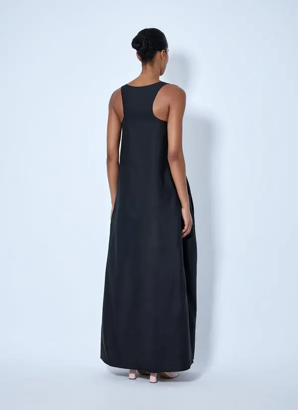Dries Van Noten Sleeveless Wool And Silk-blend Maxi Dress