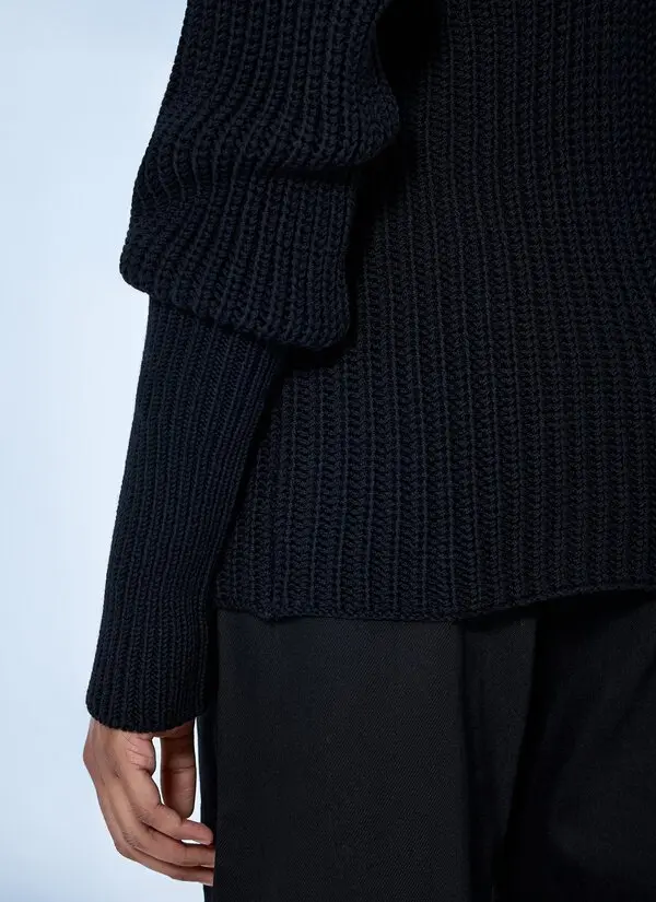 LEMAIRE Lemiare Off-the-shoulder Chunky Knit Jumper