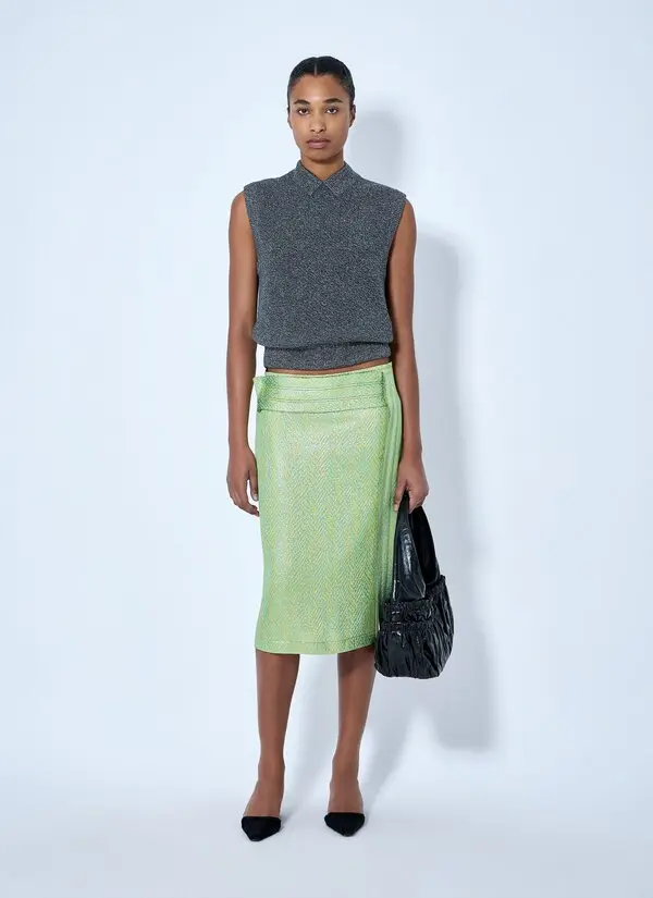 Marni Wrap-effect Midi Skirt