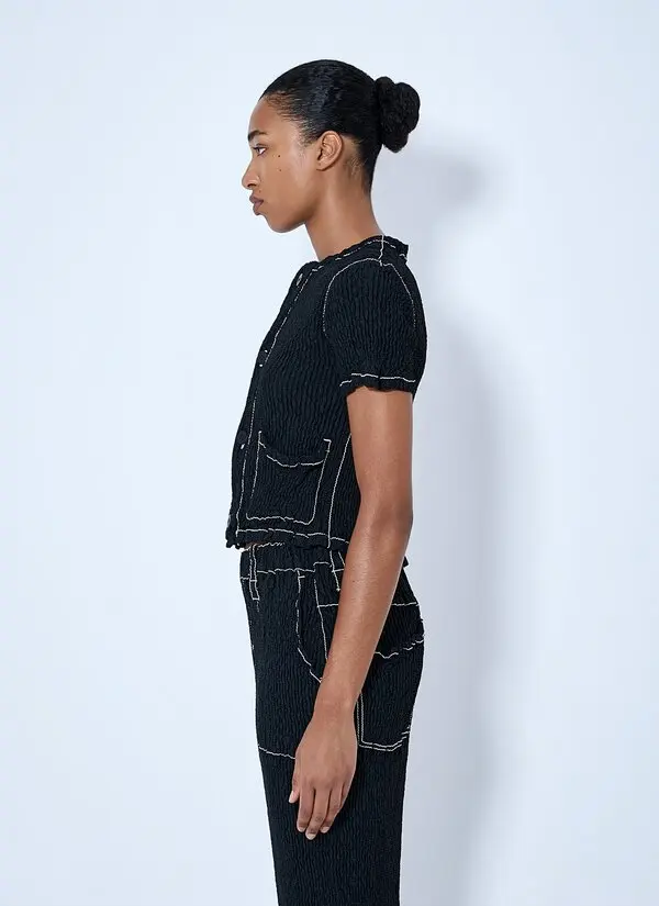 Issey Miyake Wavelet Ensemble Cardigan