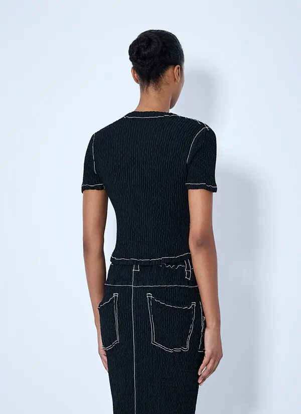 Issey Miyake Wavelet Ensemble Cardigan