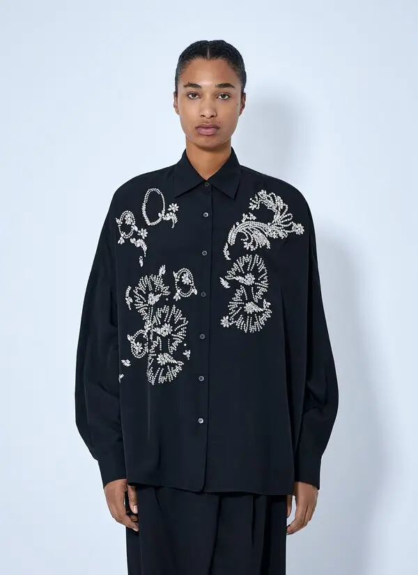 Dries Van Noten Casia Embellished Shirt