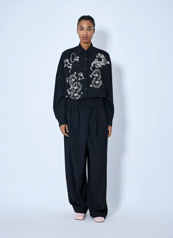 Dries Van Noten Casia Embellished Shirt