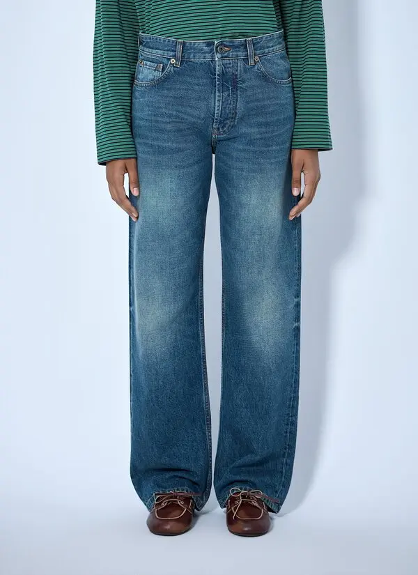 Miu Miu Wide-leg Denim Jeans