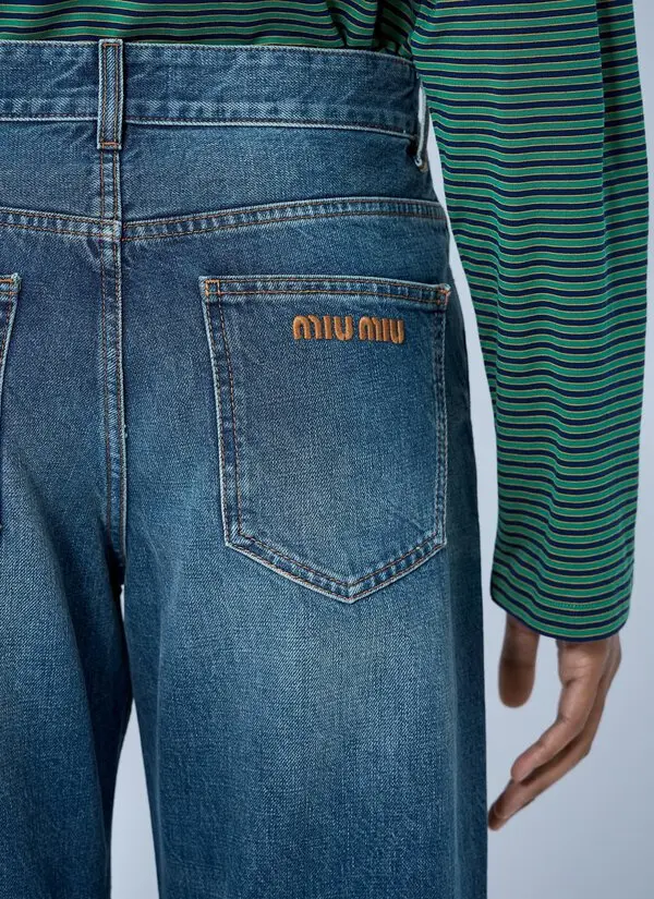 Miu Miu Wide-leg Denim Jeans