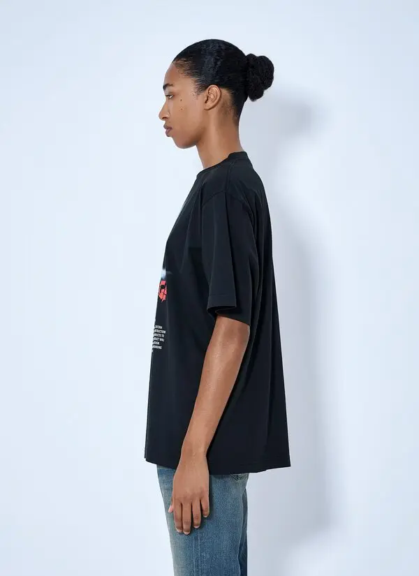Balenciaga The Door" Oversized Graphic Print T-shirt