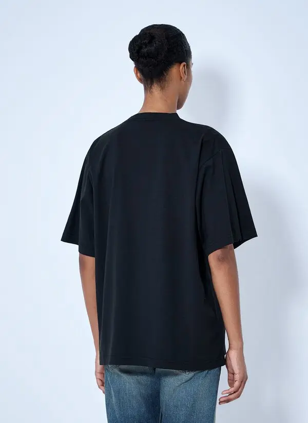 Balenciaga The Door" Oversized Graphic Print T-shirt