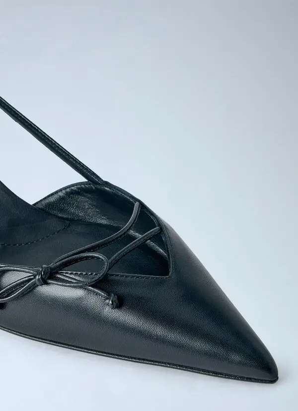 Prada Side-open Leather Pumps - Black