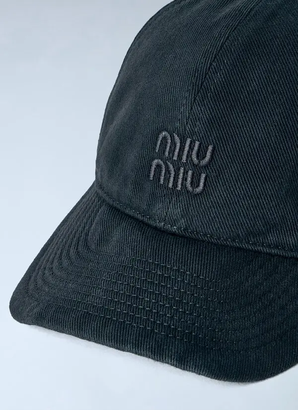 Miu Miu Drill Baseball Cap