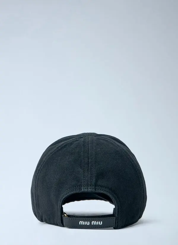 Miu Miu Drill Baseball Cap