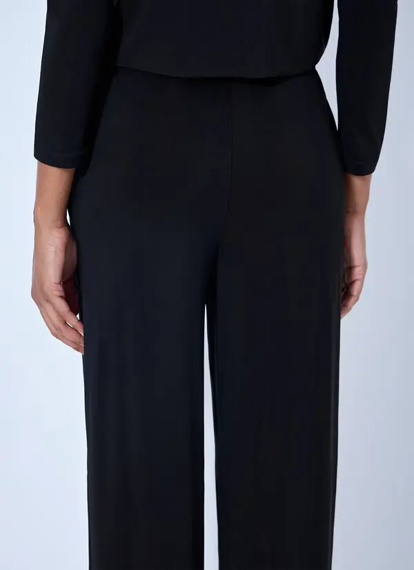Issey Miyake Mid Rise Elasticated Waist Straight-leg Trousers