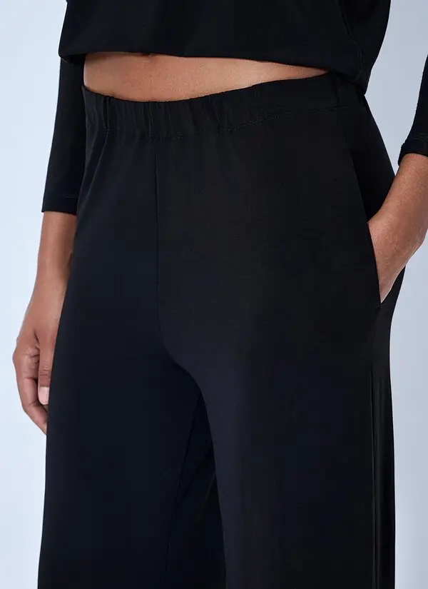 Issey Miyake Mid Rise Elasticated Waist Straight-leg Trousers