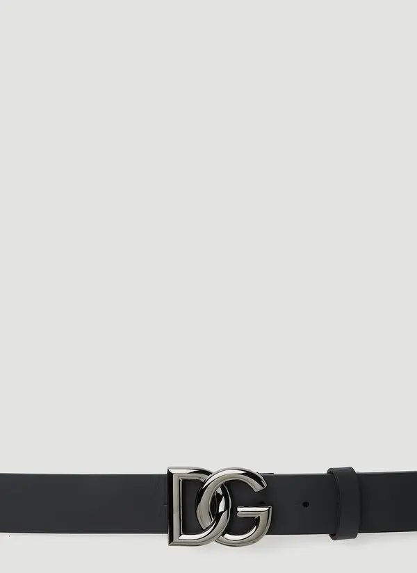 Dolce & Gabbana Logo Plaque Belt
