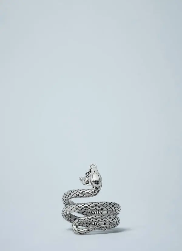 VIVIENNE WESTWOOD Tone Snake Ring - Silver