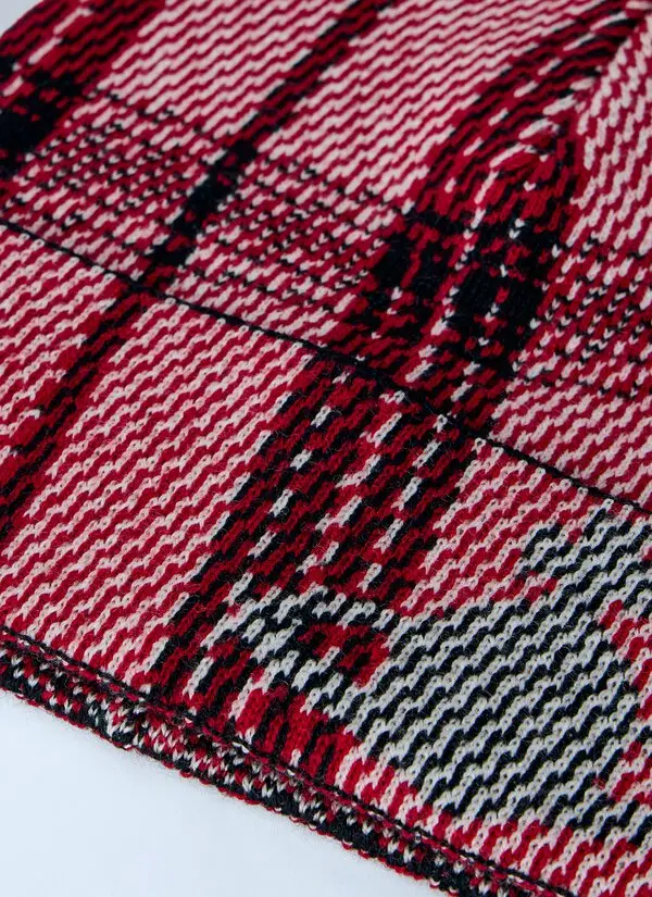 VIVIENNE WESTWOOD Check Knit Beanie