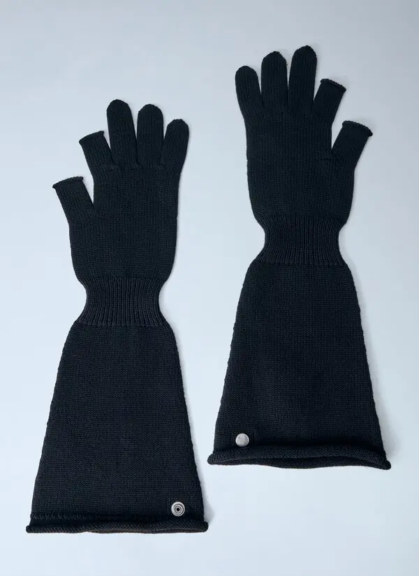 Rick Owens Extended Knit Gloves