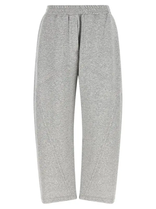 Brunello Cucinelli Cotton And Cashmere Joggers - Gray