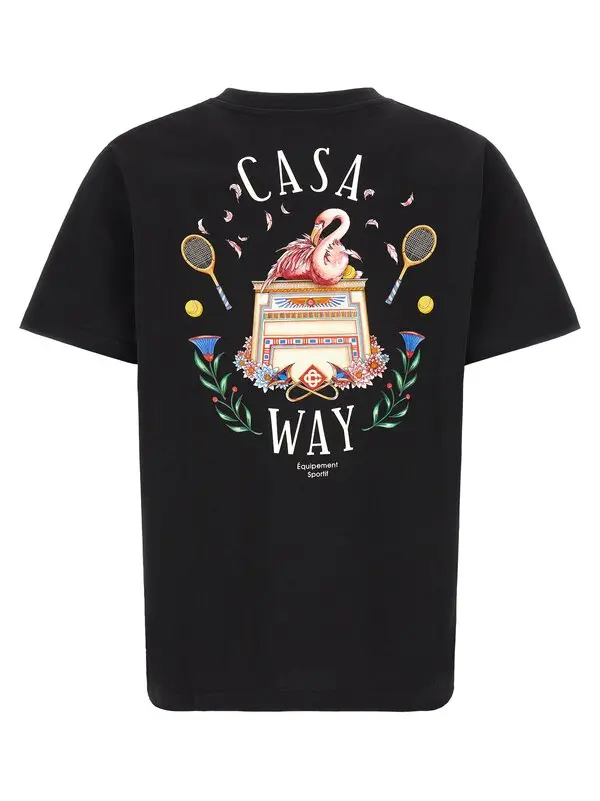 Casablanca T-shirt With 'casa Way' Print