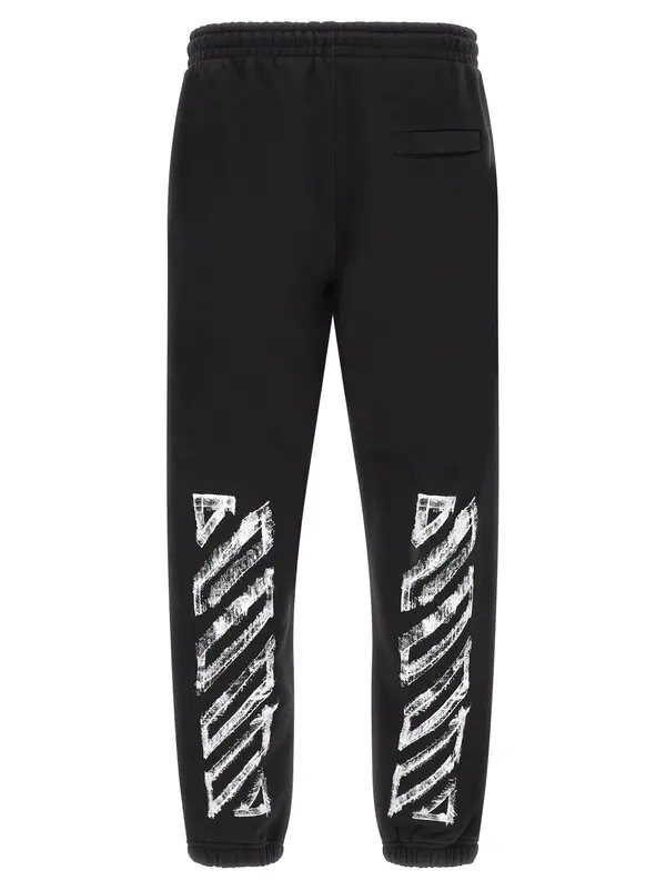 Off-White Motion Arrow Cuffed' Joggers - Black