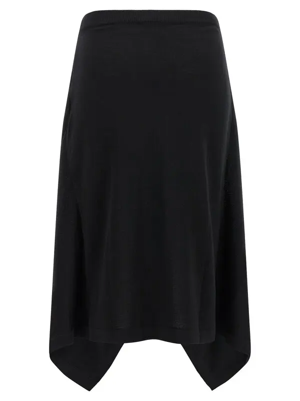 LEMAIRE Button Asymmetrical Skirt