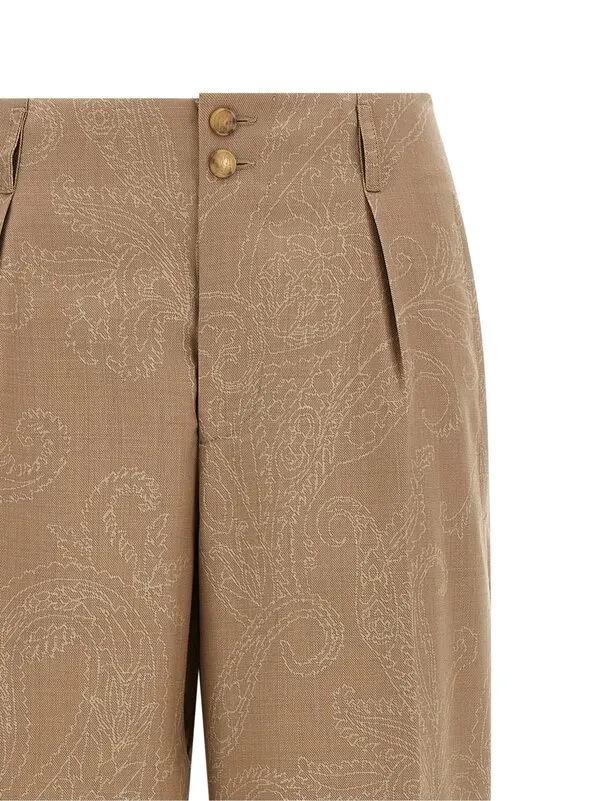 Etro Paisley Jacquard Pants