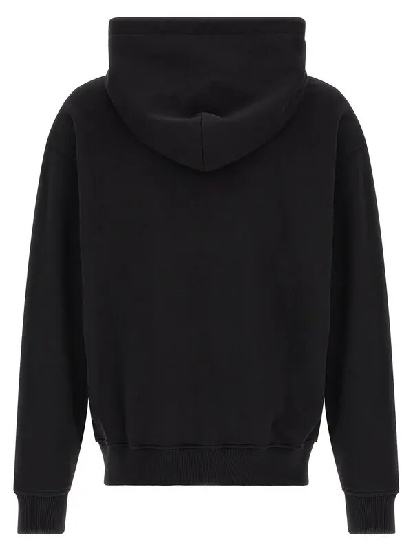 Palm Angels Logo Print Cotton Hoodie