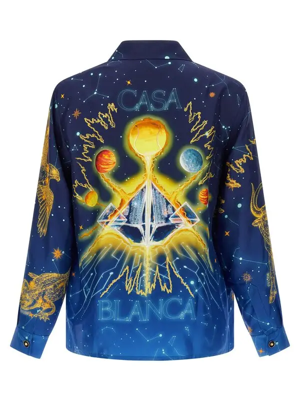 Casablanca Astrology' Shirt - Blue