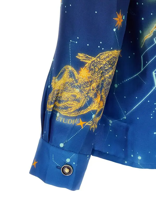 Casablanca Astrology' Shirt - Blue