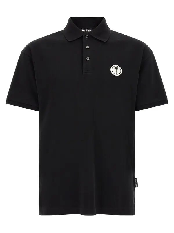 Palm Angels Logo Patch Polo Shirt