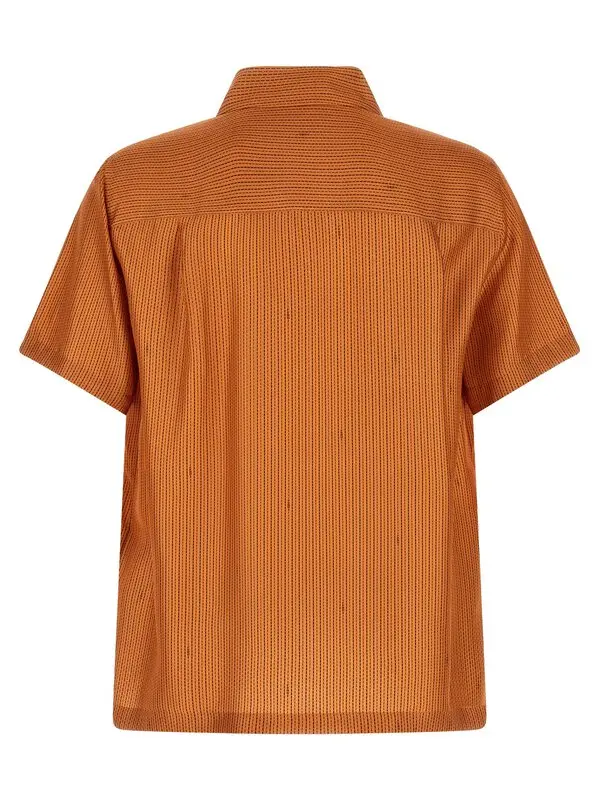 Fendi Selleria' Stitching Silk Shirt