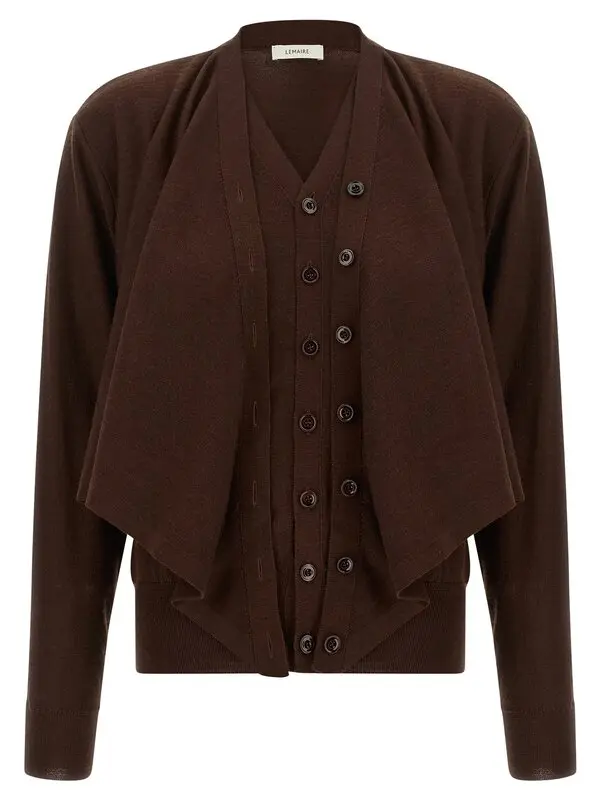 LEMAIRE Trompe L'oeil' Effect Cardigan