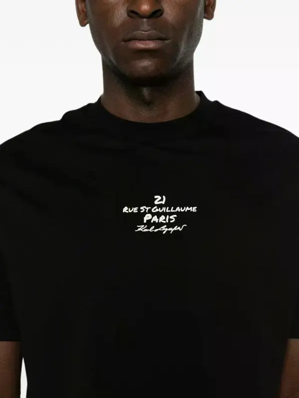 Karl Lagerfeld Crew-neck Cotton T-shirt