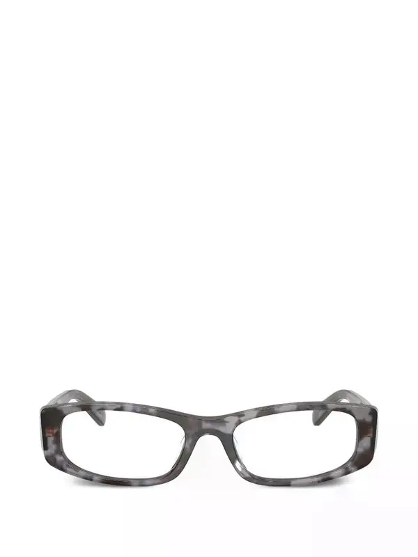 VOGUE Tortoiseshell-pattern Rectangle-frame Glasses