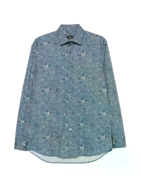 Etro Paisley-print Long-sleeve Shirt