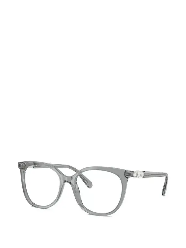 SWAROVSKI Crystal-embellished Square-frame Glasses