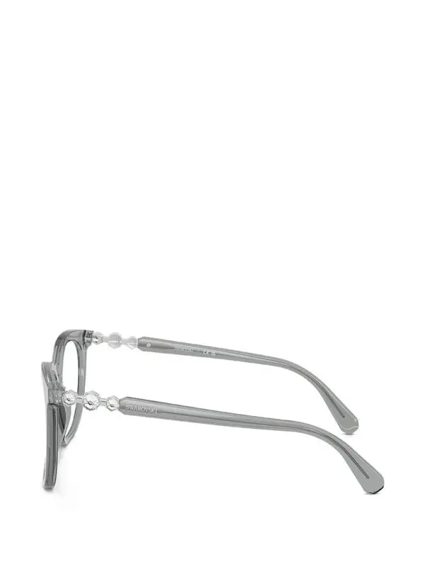 SWAROVSKI Crystal-embellished Square-frame Glasses