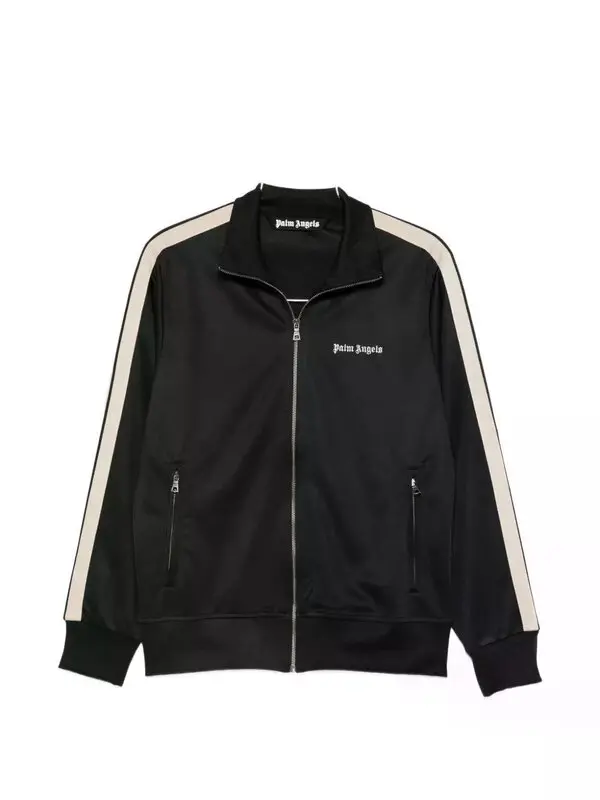 Palm Angels Embroidered-logo Zip-up Sweatshirt