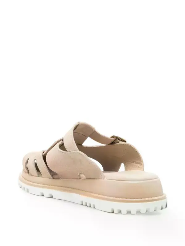 SERGIO MORETTI FIRENZE Buckle-fastening Cut-out Sandals