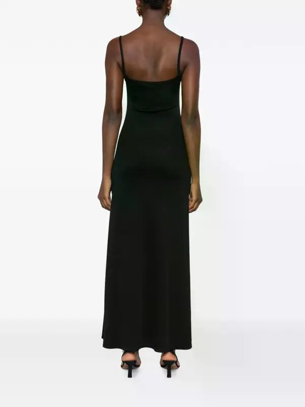 Christopher Esber Ruched Cut-out Maxi Dress - Black
